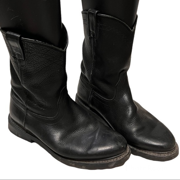 Ariat | Shoes | Ariat Black Ats Equipped Oil Slip Resistant Leather ...